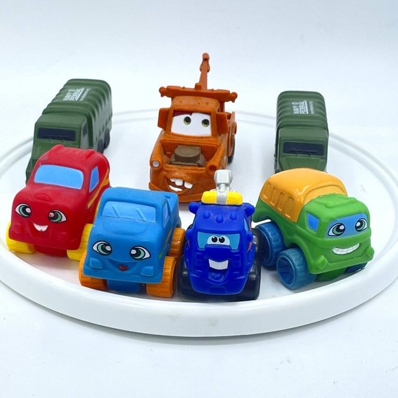 Hasbro | Toys | Lot Of 7 Tonka Lil Chuck Friends Mini Trucks Hasbro ...